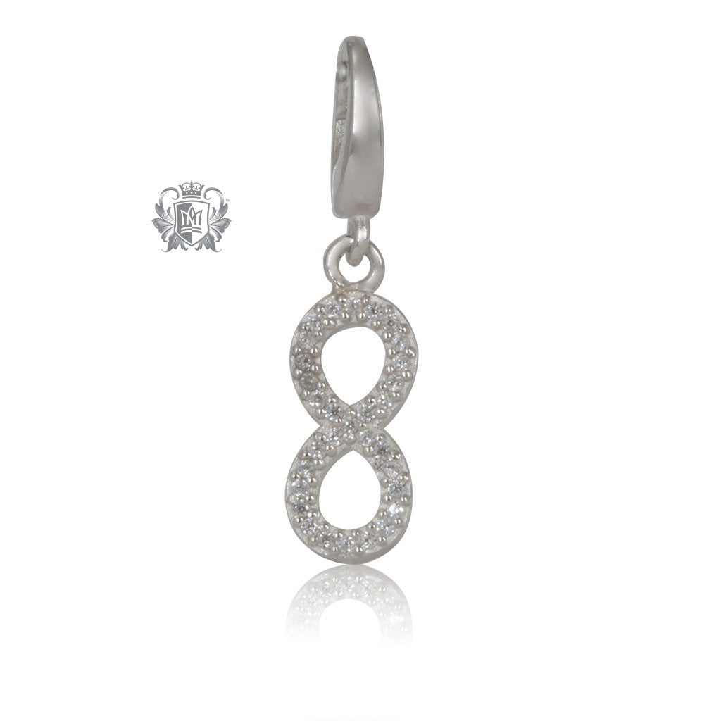 Sparkling Infinity Eternity Charm | Sterling Silver – Metalsmiths Sterling