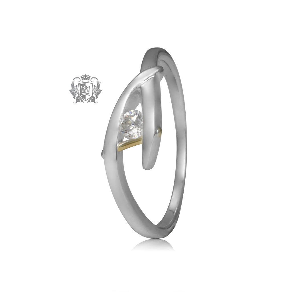 Gentle Sweep Ring – Metalsmiths Sterling