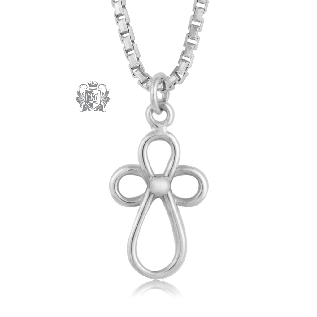 Small Looped Cross – Metalsmiths Sterling