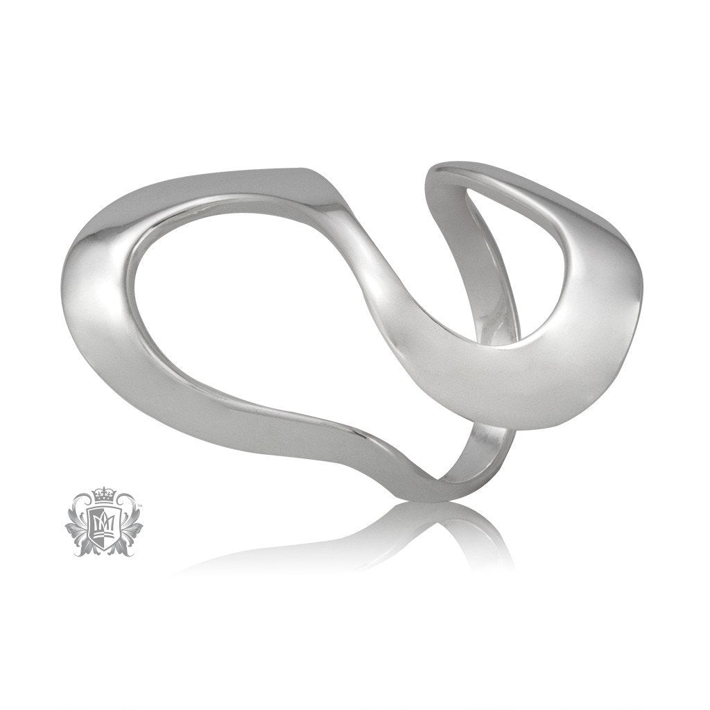 Modern Open Loop Band – Metalsmiths Sterling