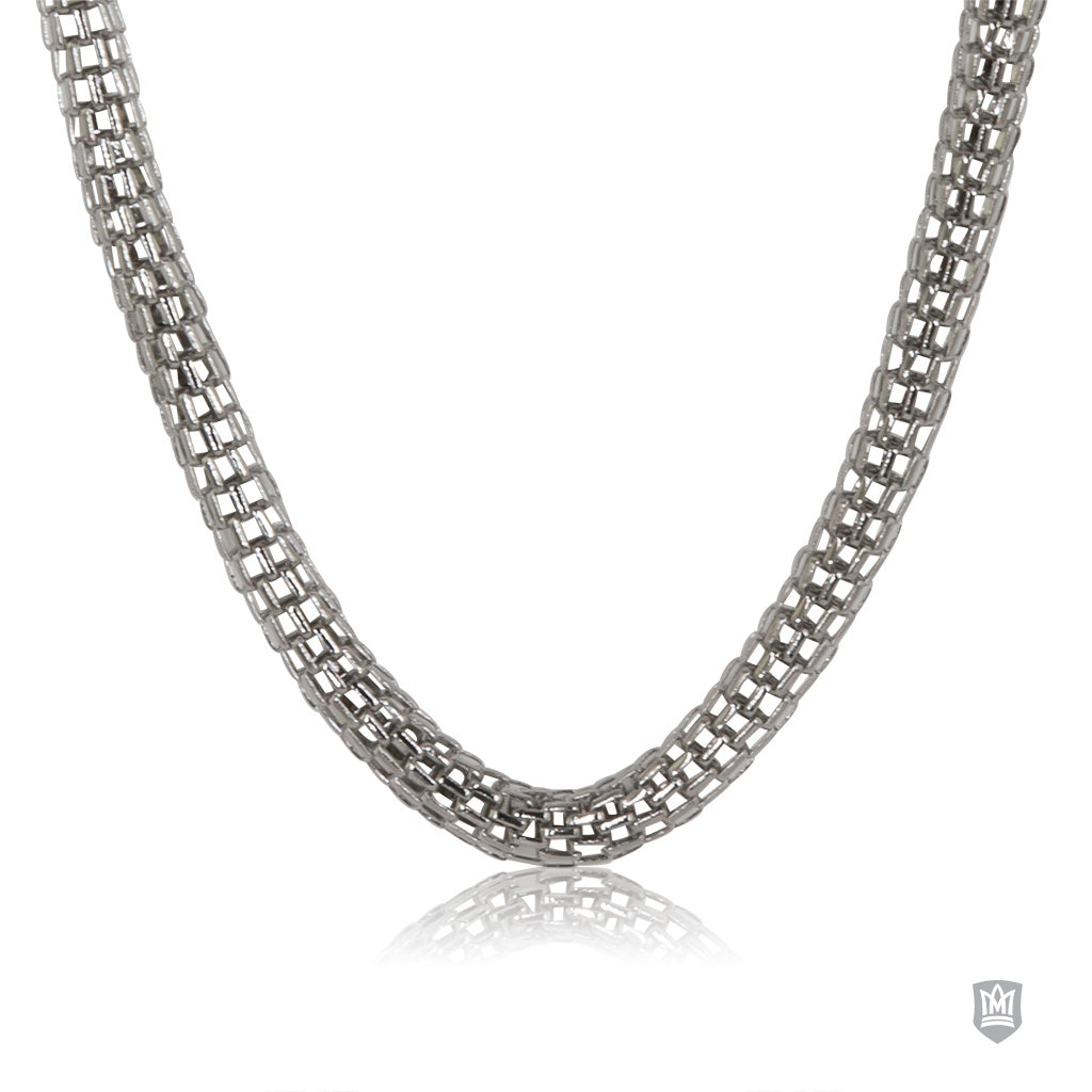 Calzetta Modern Mesh Stainless Steel Chain – Metalsmiths Sterling