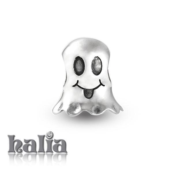 Happy little ghost bead by halia charms – Metalsmiths Sterling